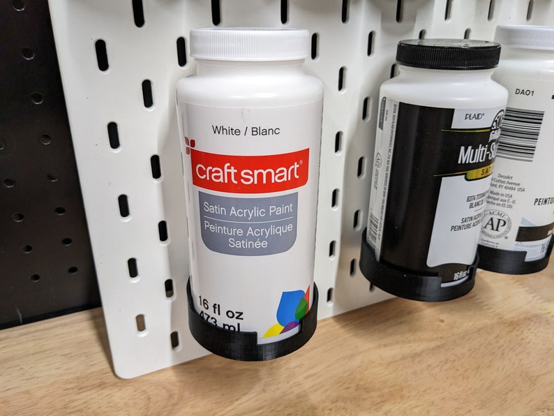 Hobby Storage Ikea Skadis Peg Board Paint Racks for 16 Oz - Etsy