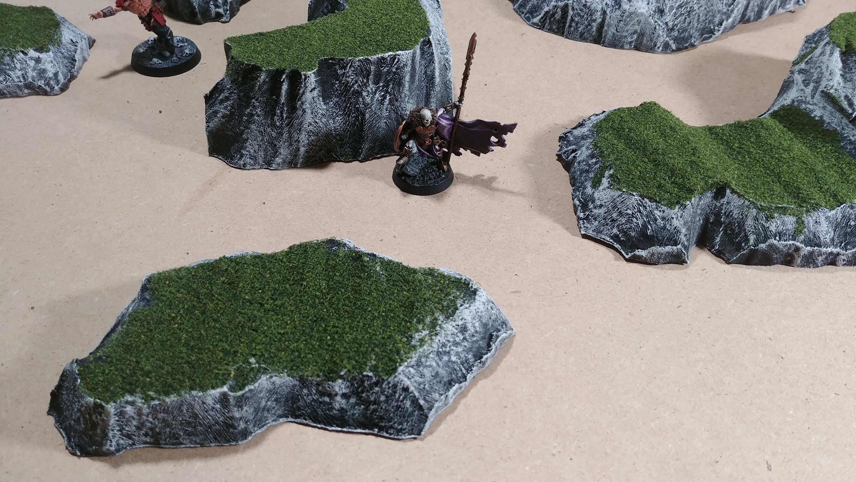 Wargaming Terrain Medium Box Set of Hills Grass Finish - Etsy