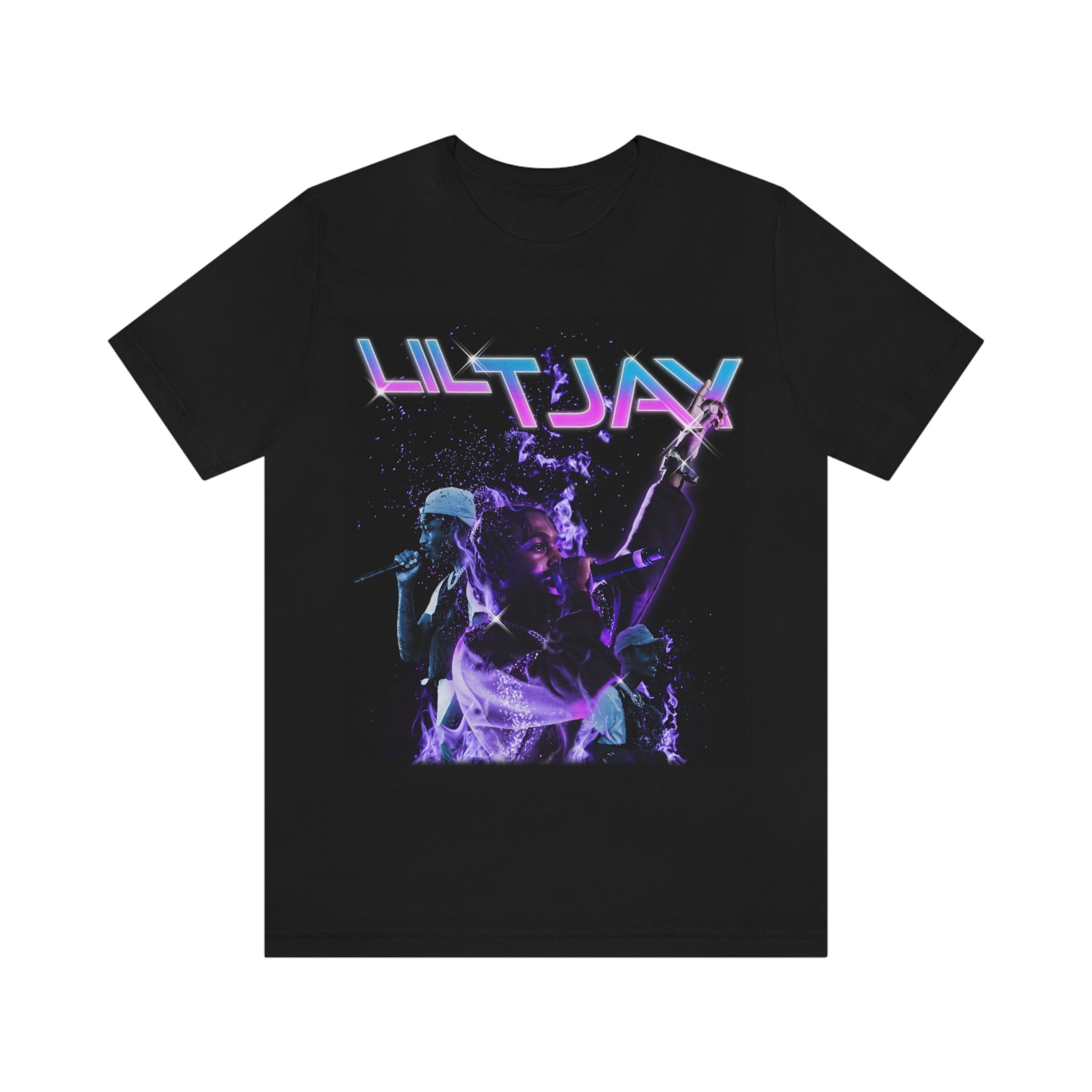 Custom Lil Tjay T-shirt, Concert Merch, Graphic Tee, Music Fan, Fanmade ...