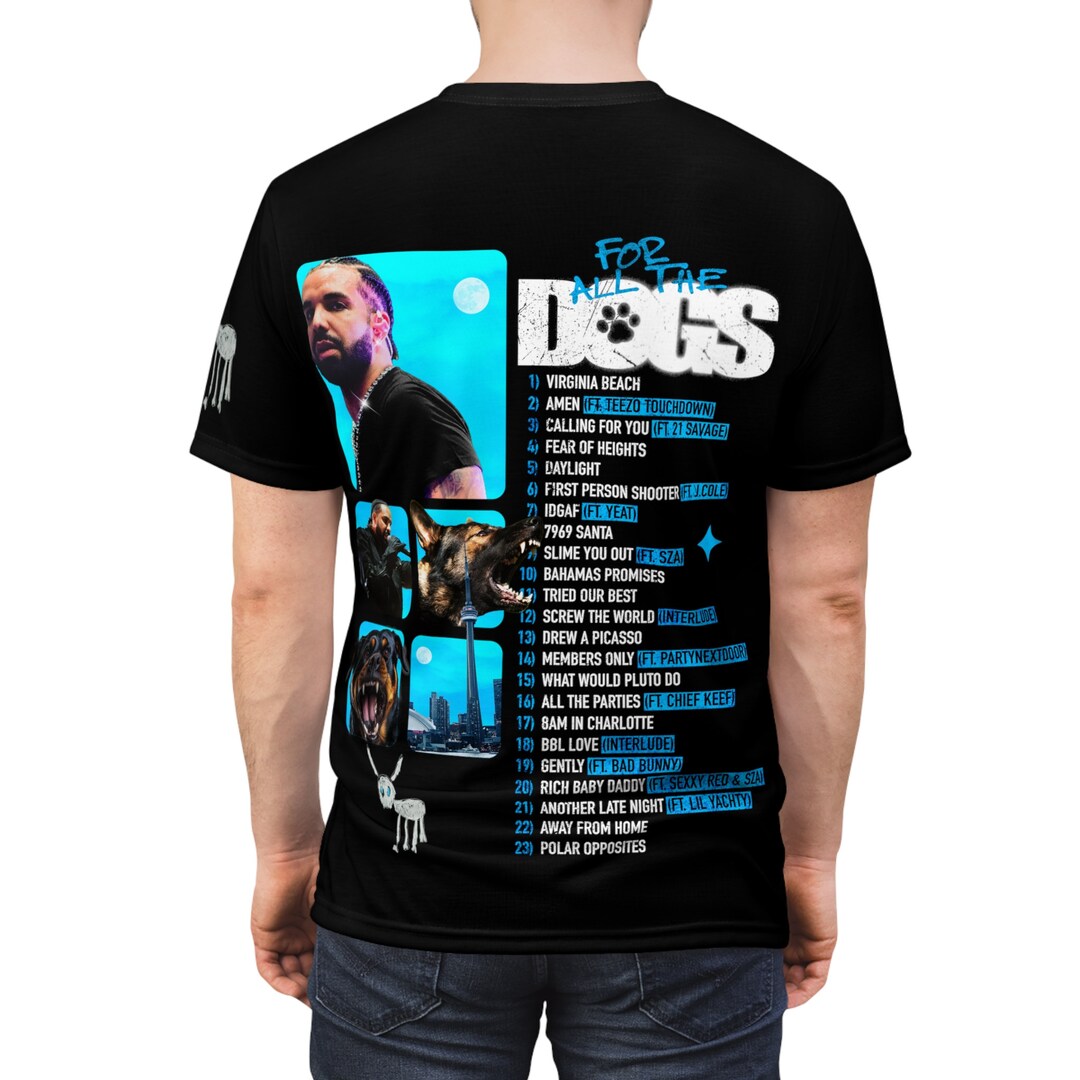 Custom Drake for All the Dogs Album Tracklist - Etsy