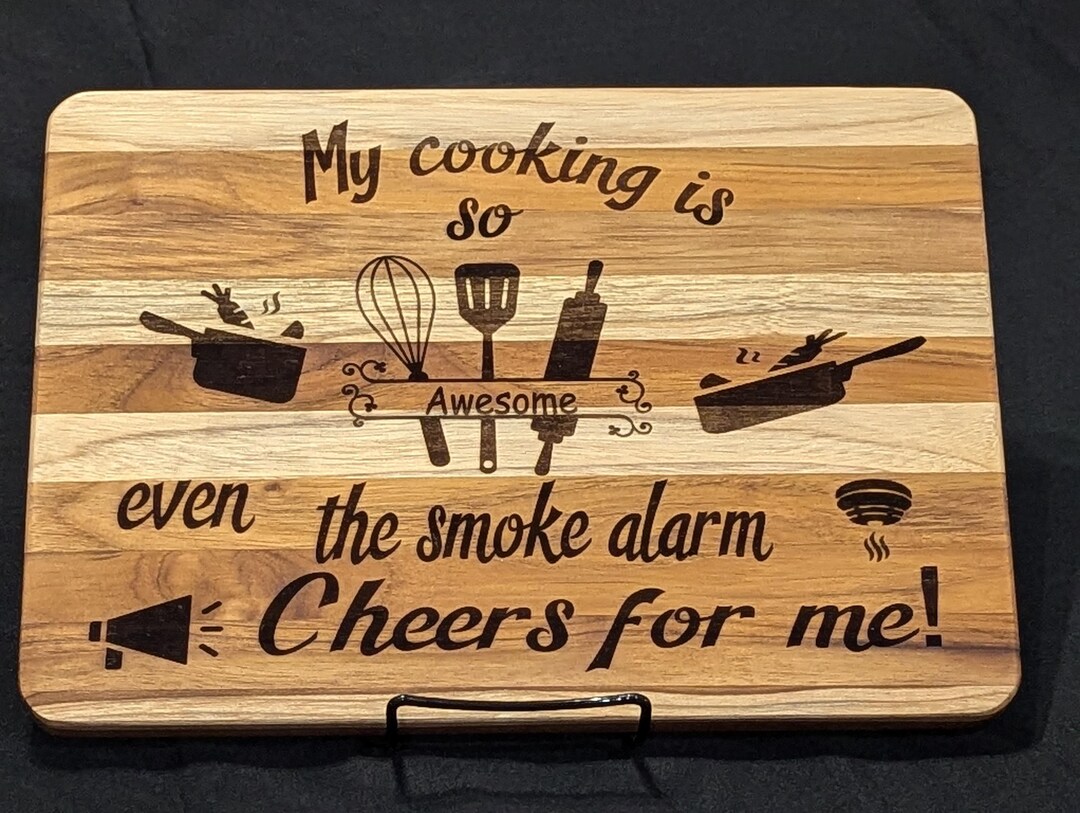 My Cooking is so Awesome Even the Smoke Alarm Cheers for Me-cutting ...