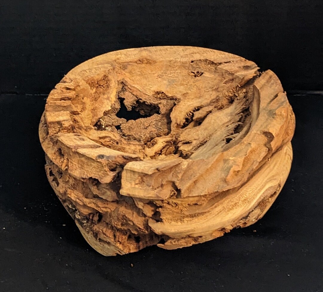 Large Wood Turned Burl - Etsy