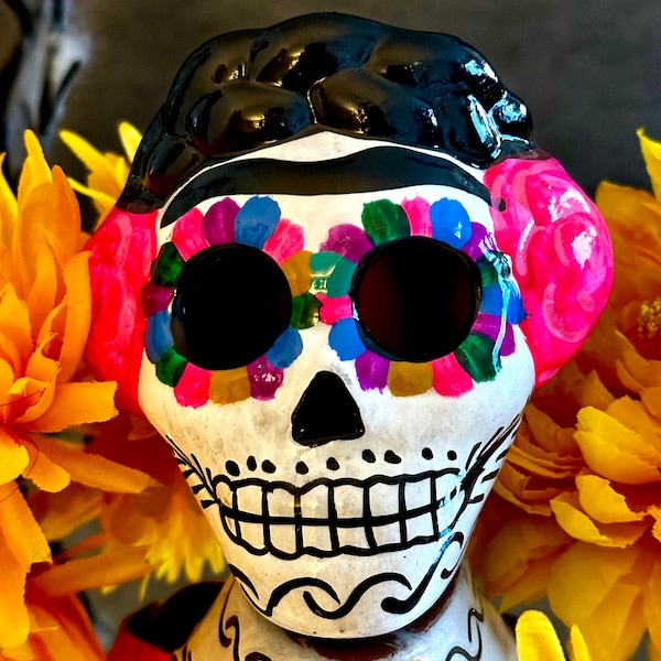 Folk Art Skull - Etsy