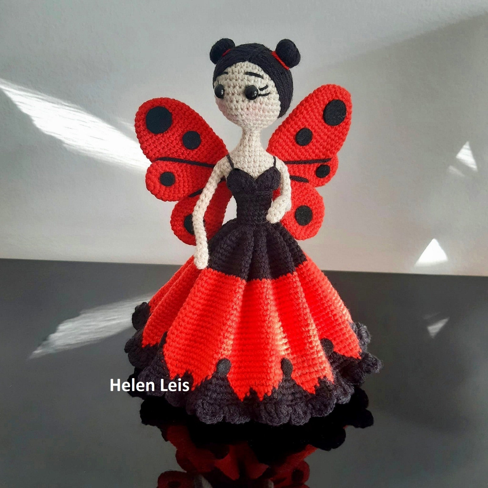Ladybug Fairy Crochet Doll Pattern (PDF) - Etsy