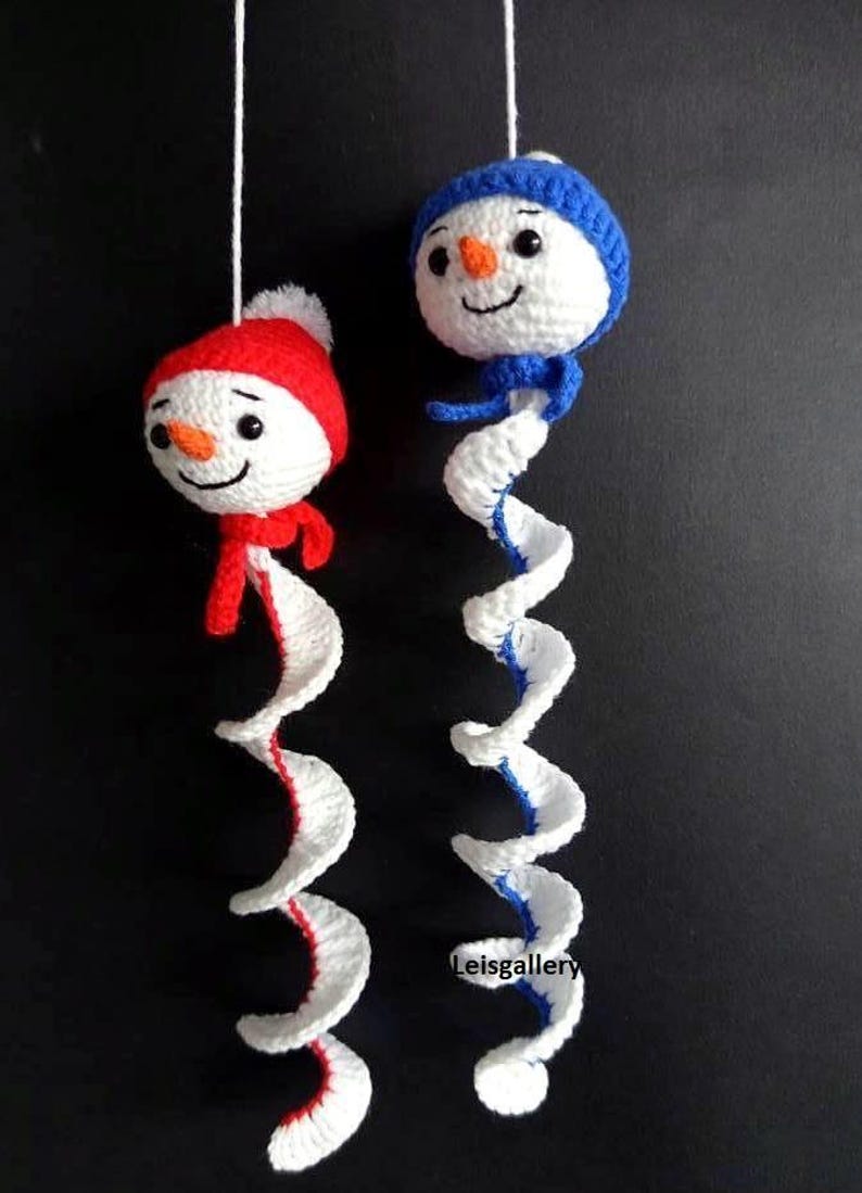 Snowman Wind Spinner Crochet Pattern in Eng. – Amigurumi Christmas ...