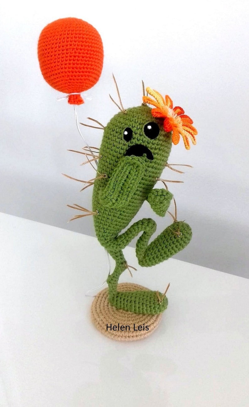 Cactus Crochet Pattern PDF Flowers Gift Décor Amigurumi Art - Etsy