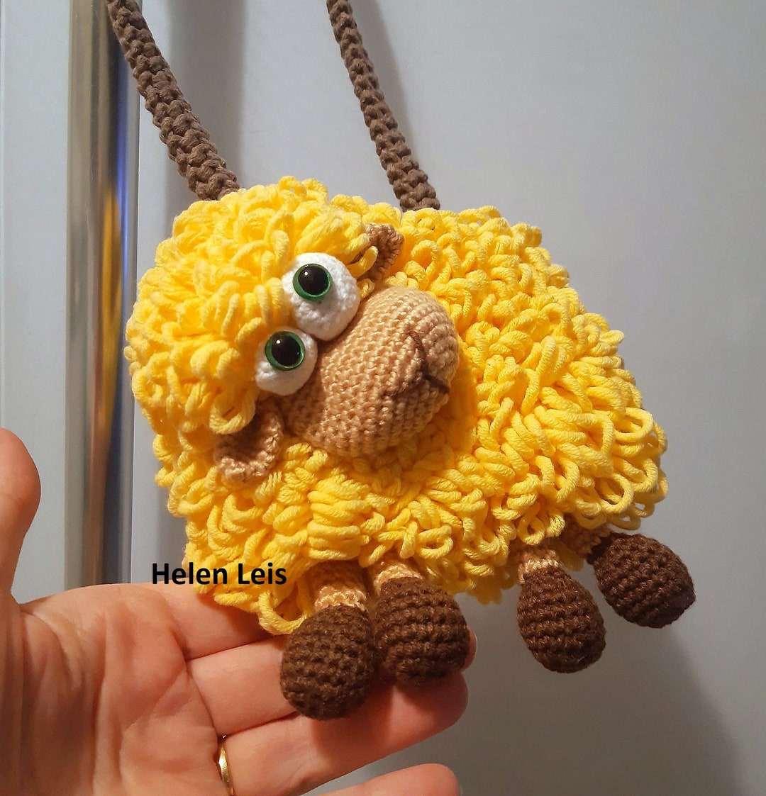 Sheep Bag Crochet Pattern Handbag Amigurumi Toy - Etsy