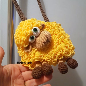 Sheep Bag Crochet Pattern Handbag Amigurumi Toy - Etsy