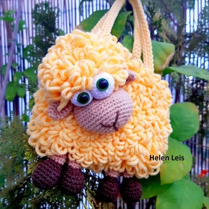 Sheep Bag Crochet Pattern Handbag Amigurumi Toy - Etsy