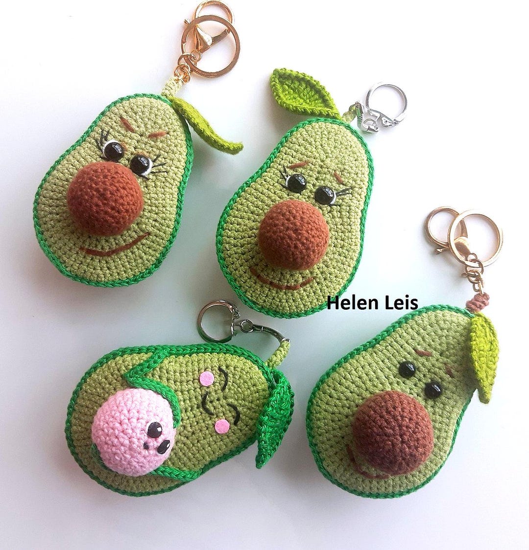 Avocado Digital Crochet Pattern in Eng. PDF Safe Toy, Budget Gift for ...
