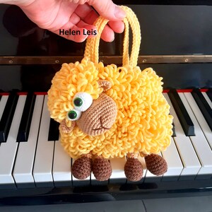 Sheep Bag Crochet Pattern Handbag Amigurumi Toy - Etsy
