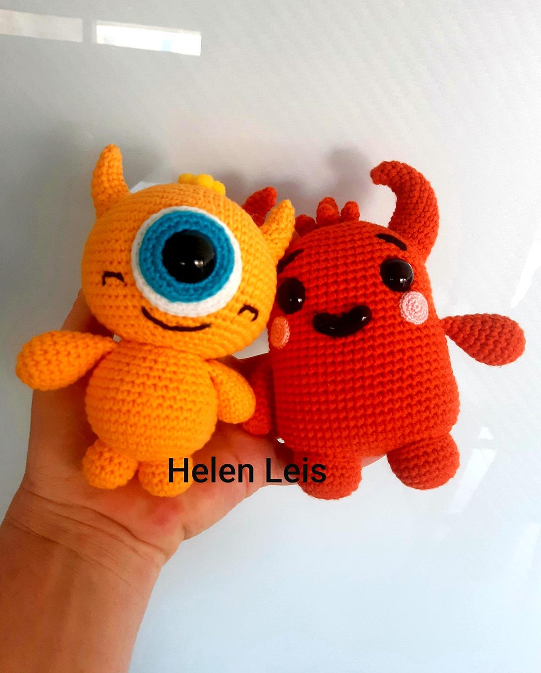 Monster and Cyclops Amigurumi Crochet Patterns (PDF) - Etsy