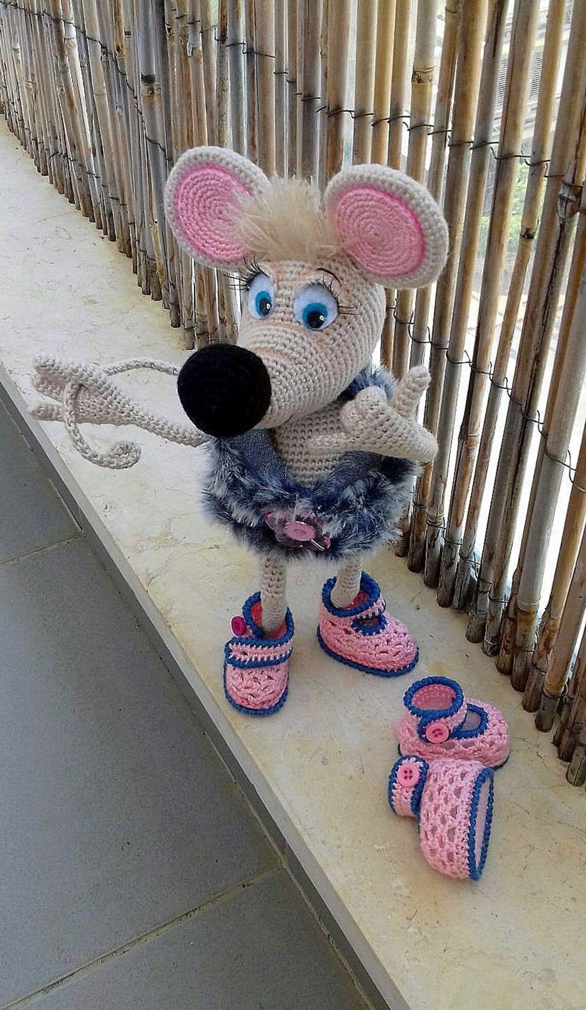 MOUSE Crochet Pattern in Eng Heb Crochet Amigurumi - Etsy