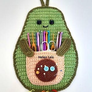 Phone Holder Avocado Crochet Pattern Kitchen Holder Pendant Gift - Etsy