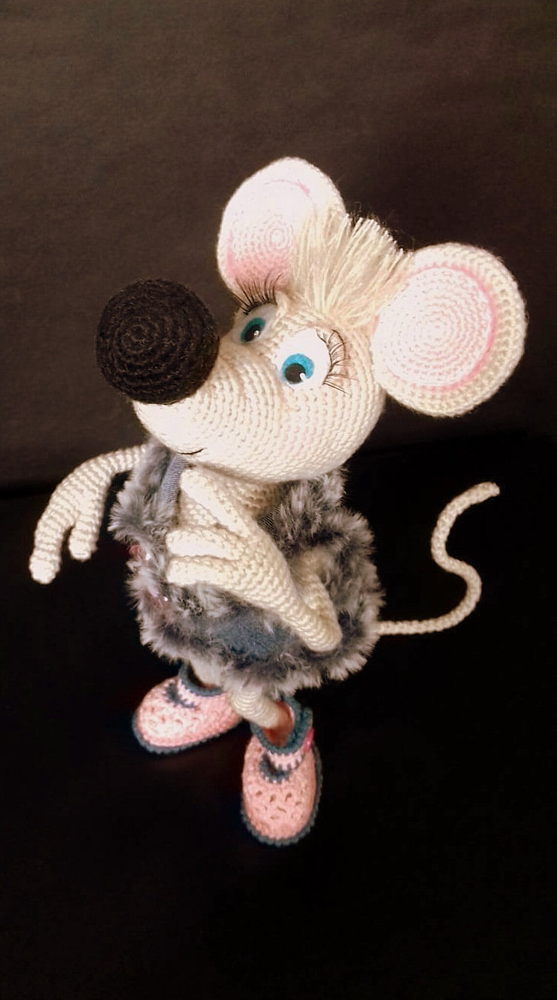 MOUSE Crochet Pattern in Eng Heb Crochet Amigurumi - Etsy