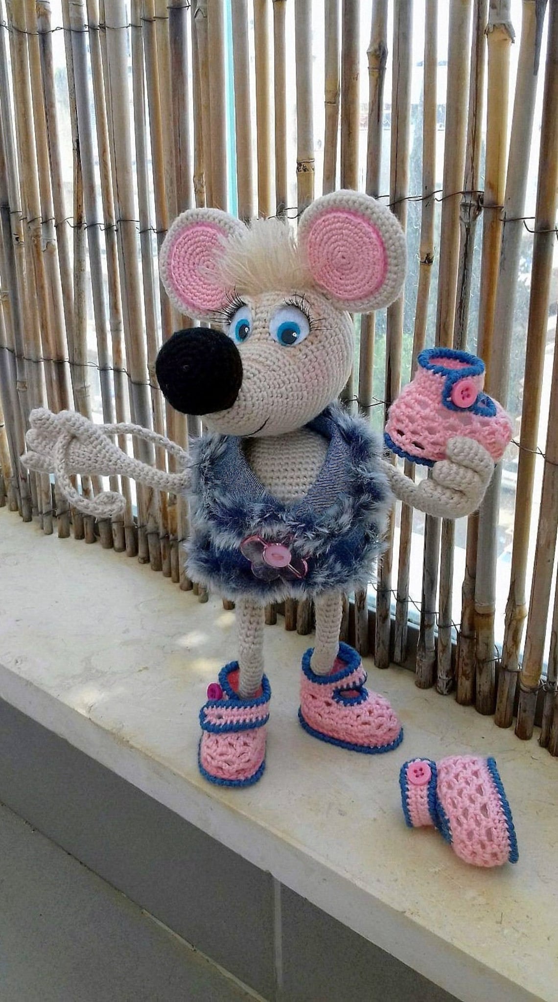 MOUSE Crochet Pattern in Eng Heb Crochet Amigurumi - Etsy