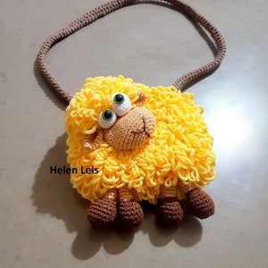Sheep Bag Crochet Pattern Handbag Amigurumi Toy - Etsy