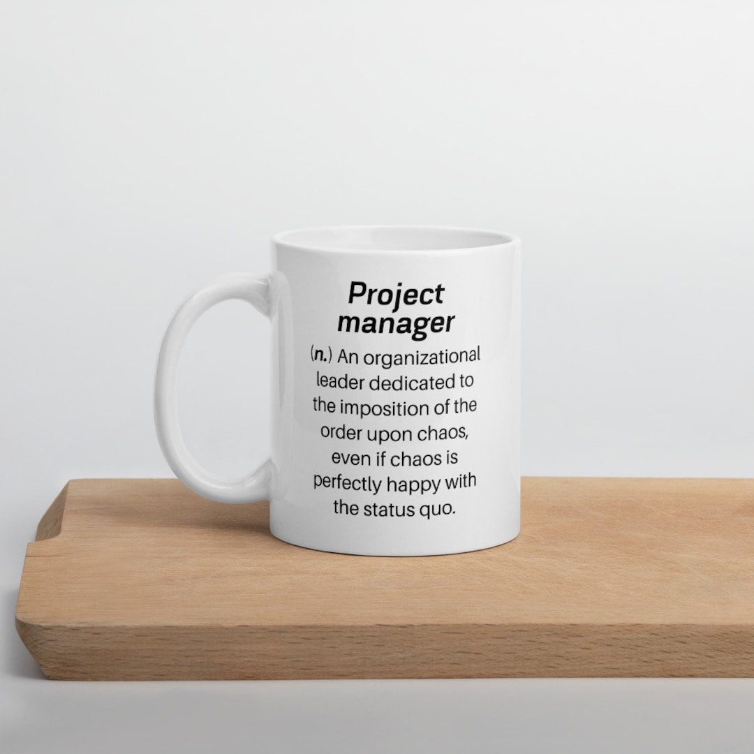 Project Manager Gift Project Manager Mug PM Gift Coffee Cup - Etsy