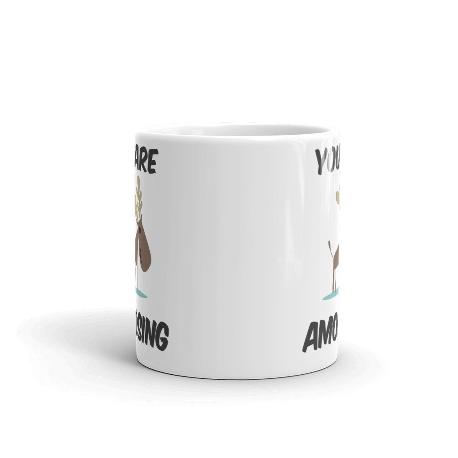 Moose Mug Moose Gifts Pun Mug Pun Gifts You Are Amoosing - Etsy