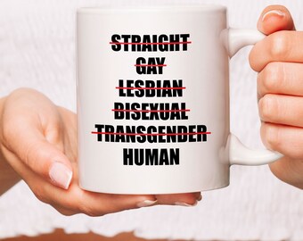 Transgender Gift. Transgender Mug. Trans Black Mug. Trans Gifts. LGBT ...