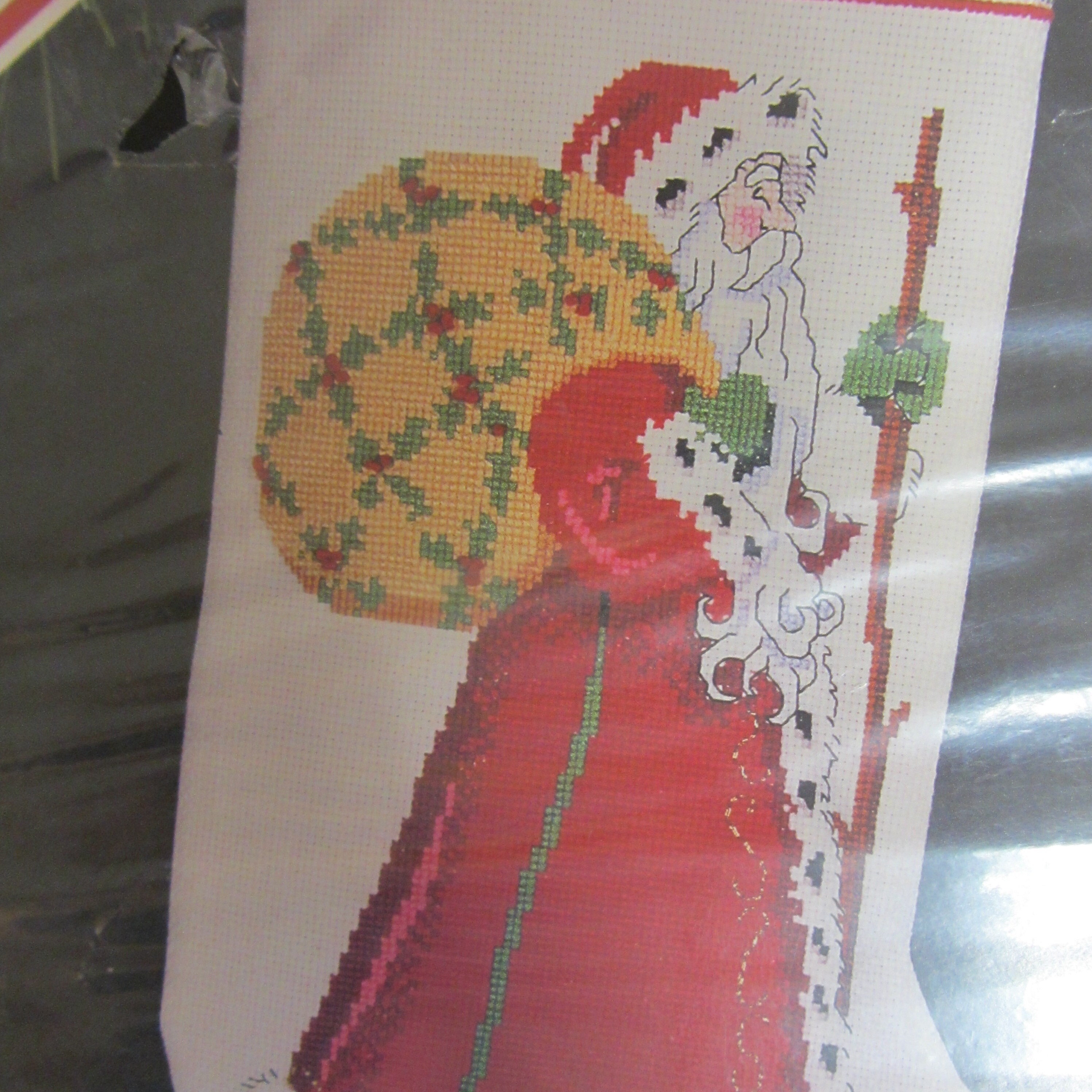 Vintage Banar Designs Counted Cross Stitch Christmas Stocking Kit Old ...