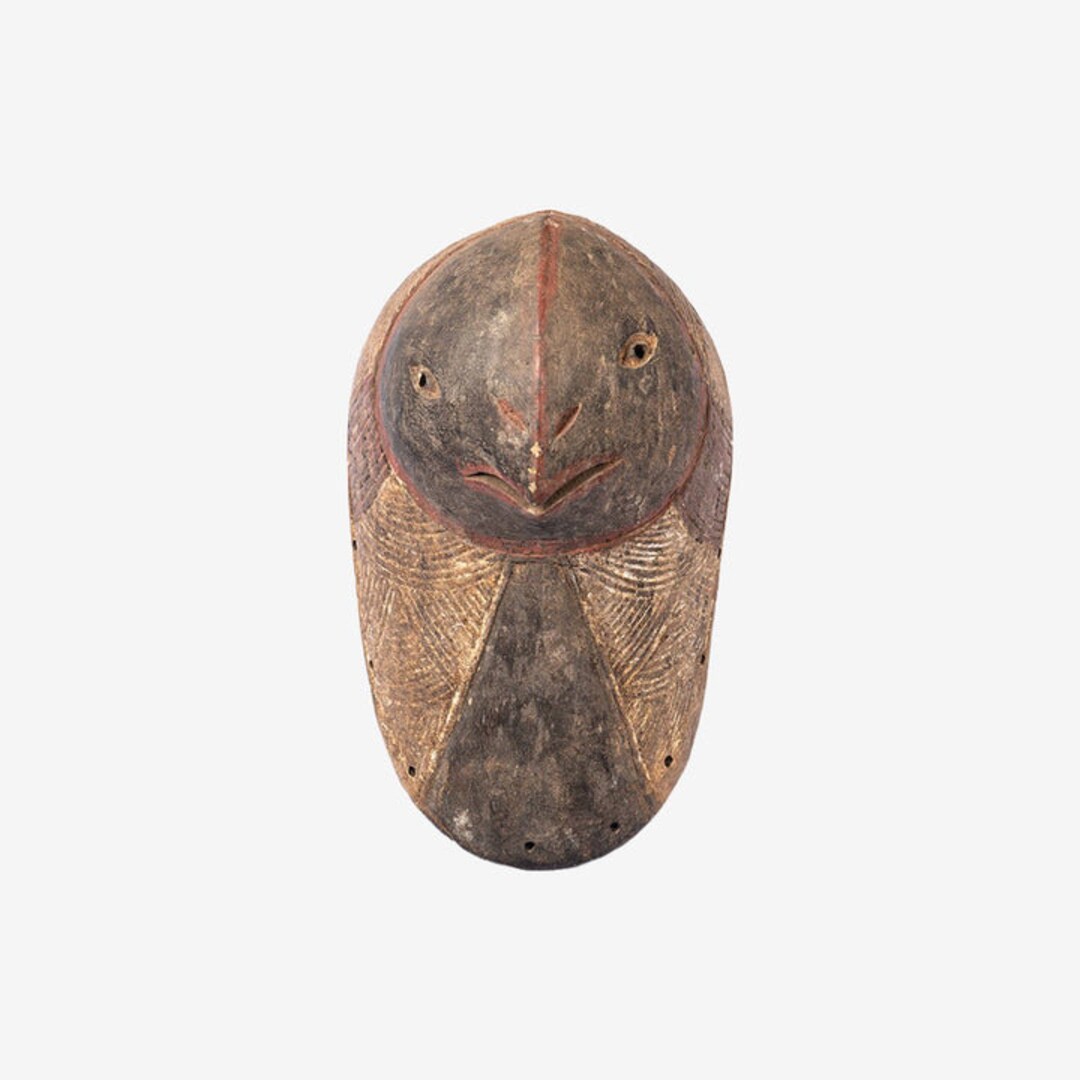 African Wooden Hemba Soko Mask Wood Antique Vintage African Wall ...