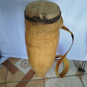 Antique Kenyan Isukuti Drum: Handcrafted Percussion Instrument ...