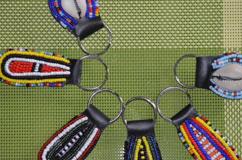 On SALE Beaded Maasai Keyholders African Key Holders Multi - Etsy