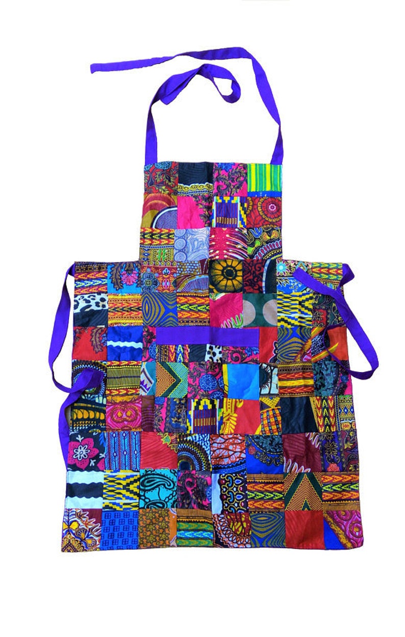 African Patchwork Apron Print Apron African Kitchen - Etsy