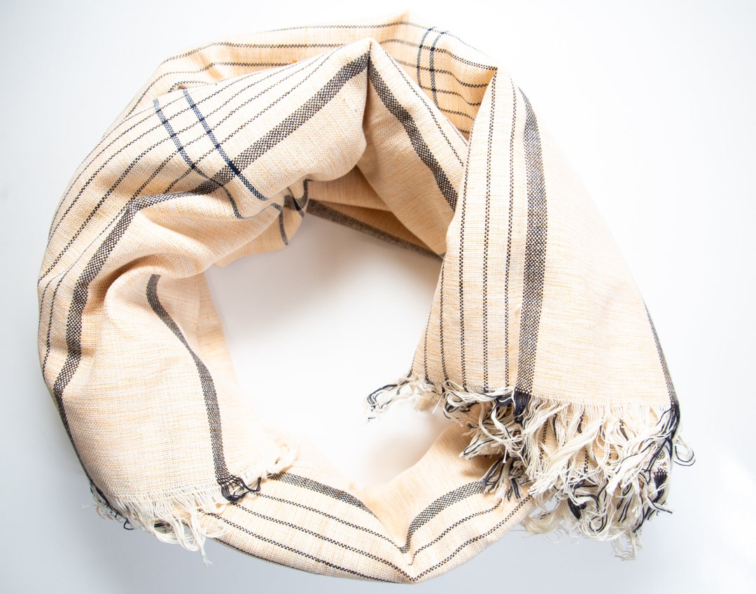 Beige Pure Cotton African Wrap Kikoi African Kikoy Swahili - Etsy