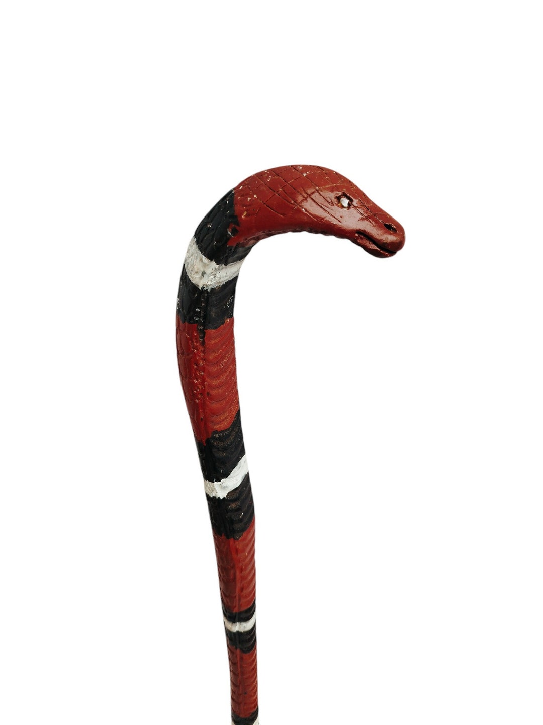 On Sale African Venomous Viper Walking Stick (unique Walking Cane) for ...