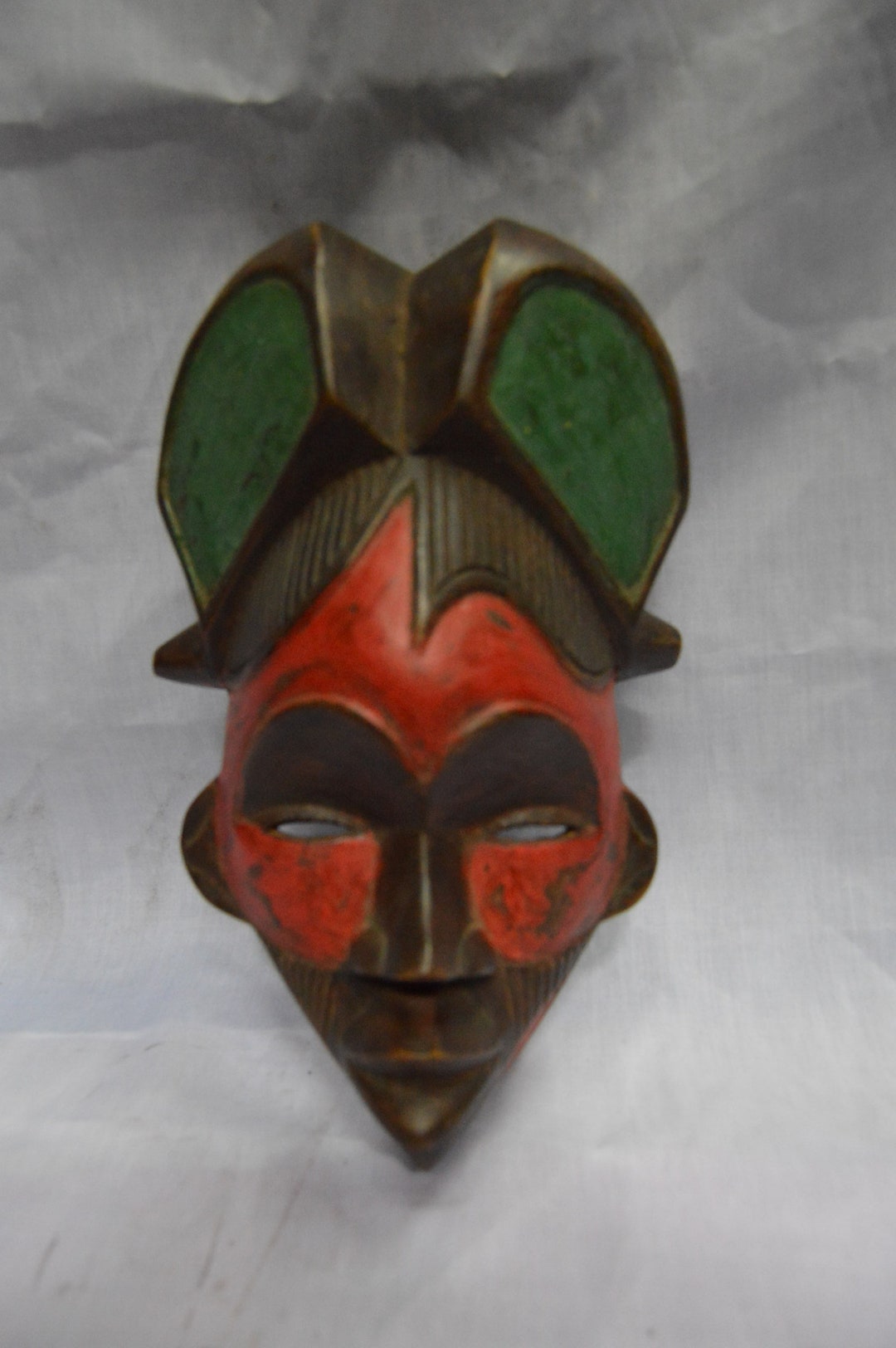 African Congo Mask Antique Congo Wood Vintage African Wall Hanging ...