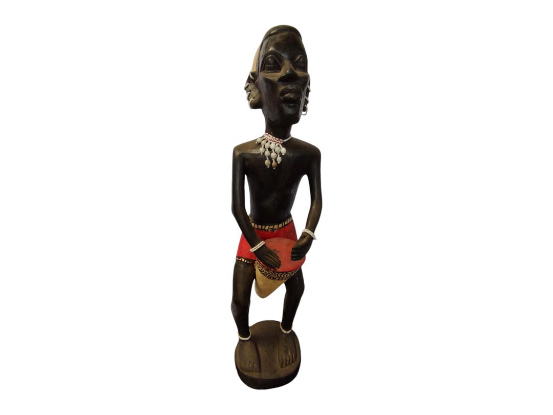 Hand-carved Maasai African Drummer Figurine (home Decor) Statue Unique ...
