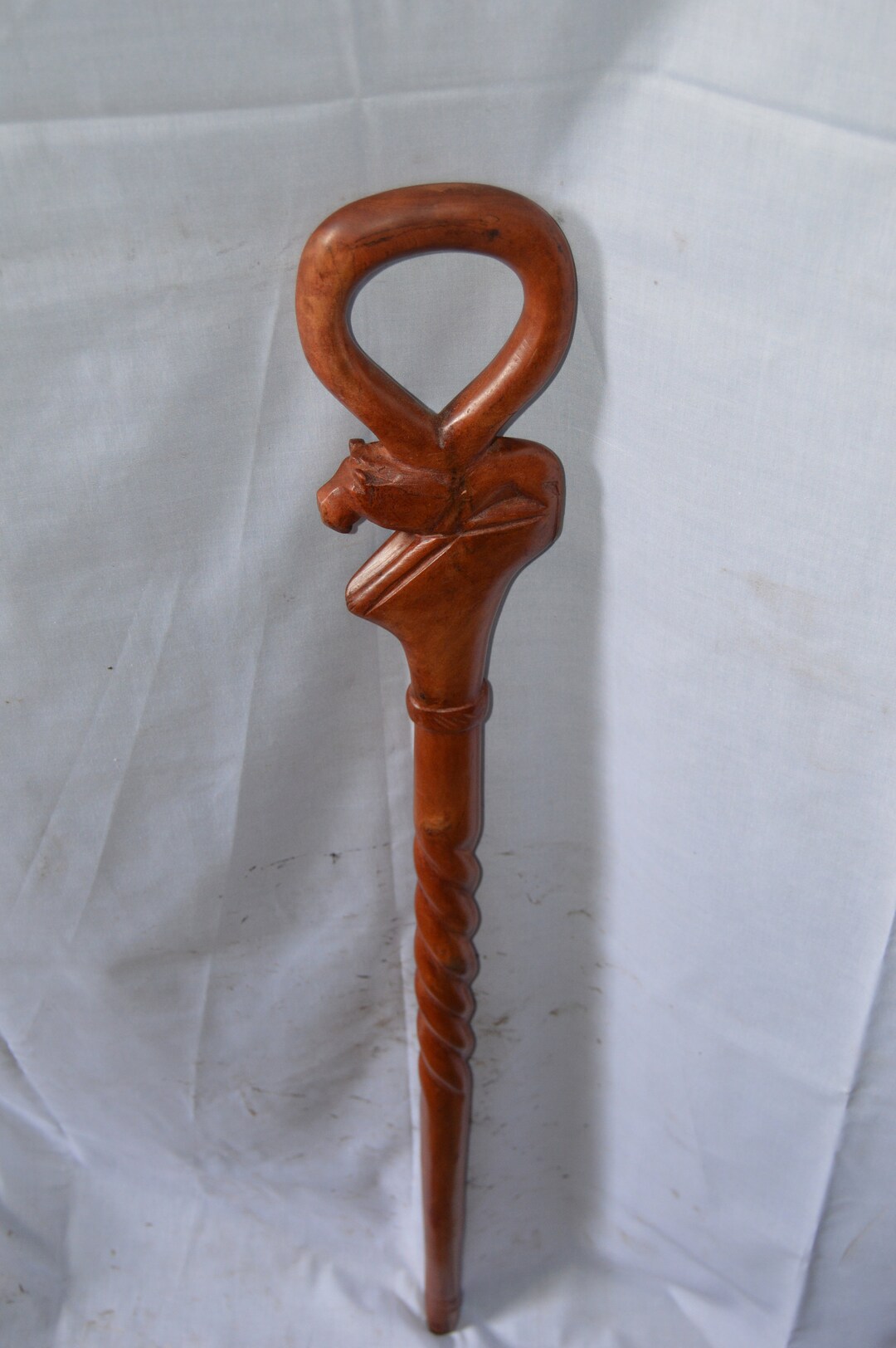 Regal Lion Walking Stick Hand-carved in Africa From Finest Wood Status ...