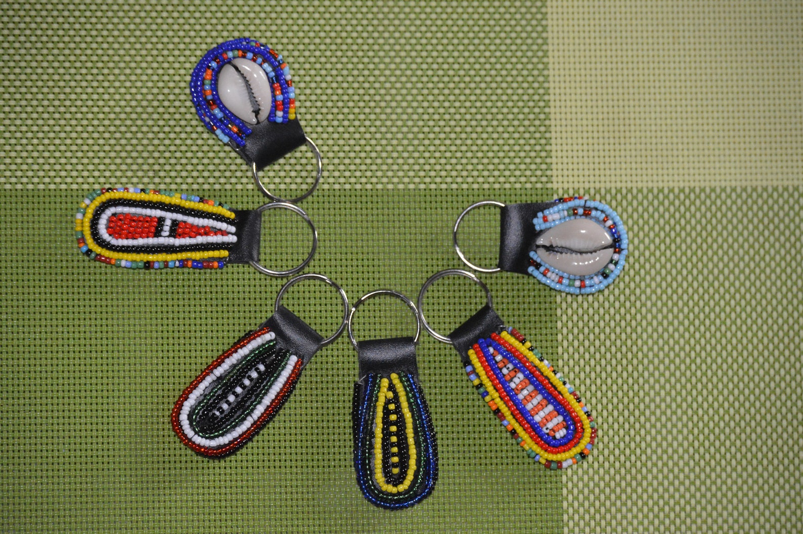 On SALE Beaded Maasai Keyholders | African Key Holders | Multi Colored ...