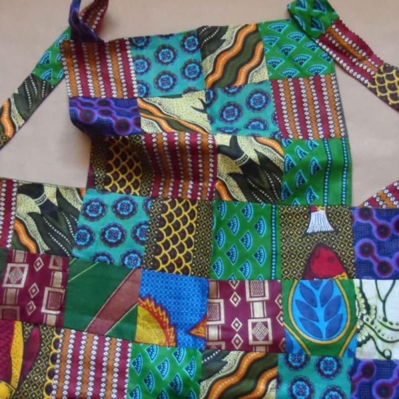 African Patchwork Apron Print Apron African Kitchen - Etsy