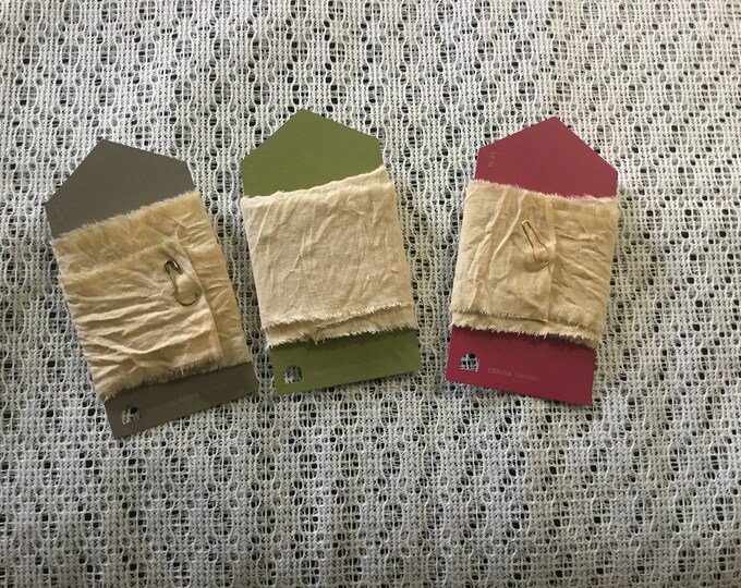 Coffee Dyed Muslin Ribbon - Etsy