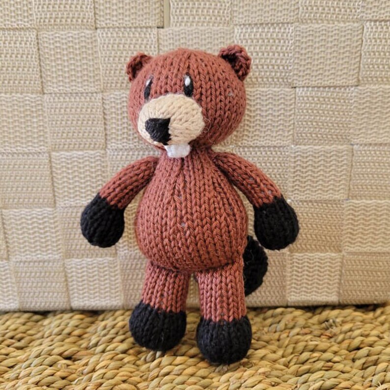 Cute Knitted Beaver PDF Pattern Only - Etsy