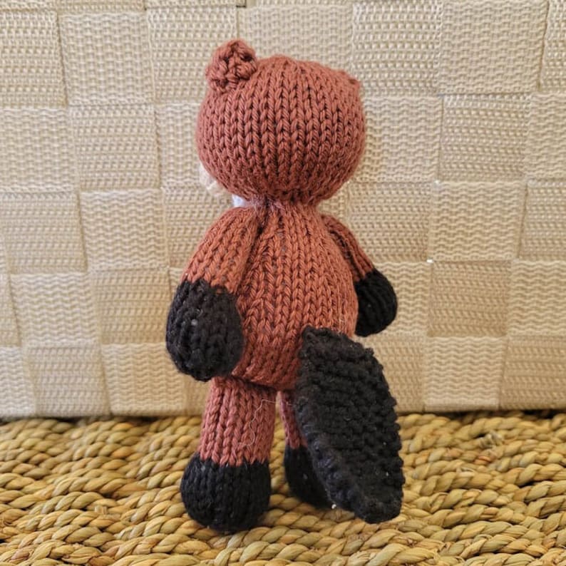 Cute Knitted Beaver PDF Pattern Only - Etsy