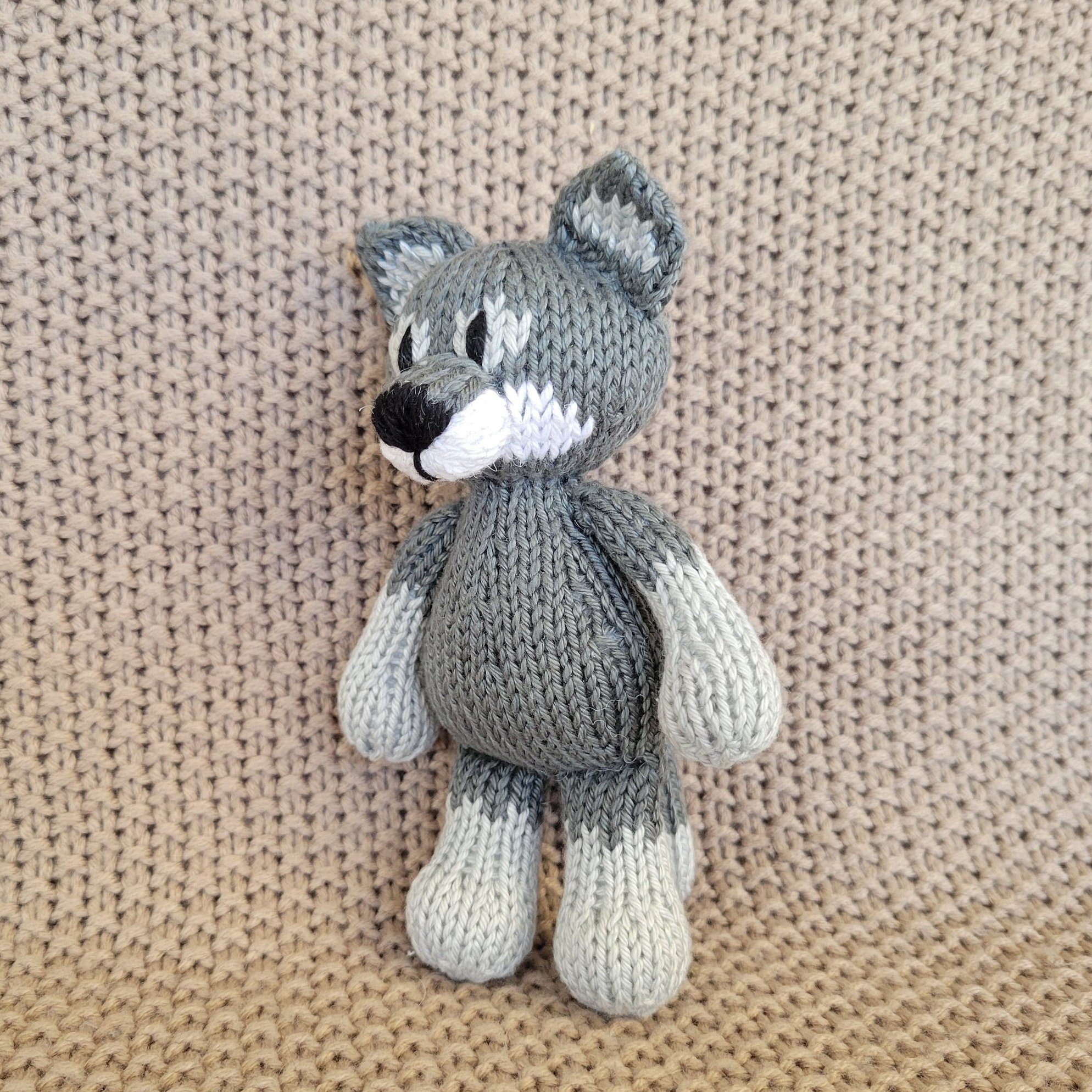 Cute Knitted Wolf PDF Pattern Only - Etsy Canada
