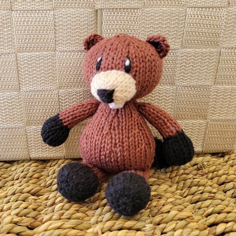 Cute Knitted Beaver PDF Pattern Only - Etsy