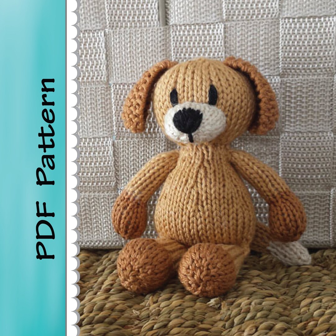 Cute Knitted Dog PDF Pattern Only - Etsy