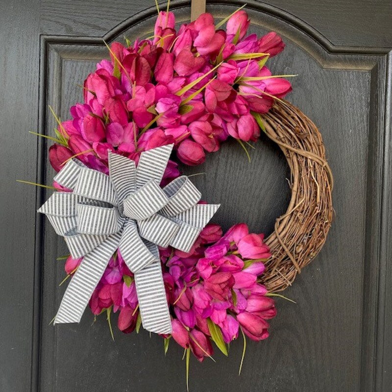 Farmhouse Spring Wreath - Etsy