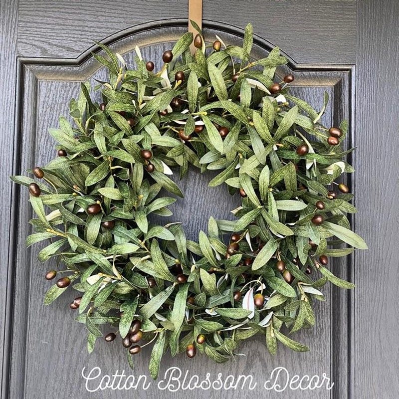 Olive Wreath - Etsy