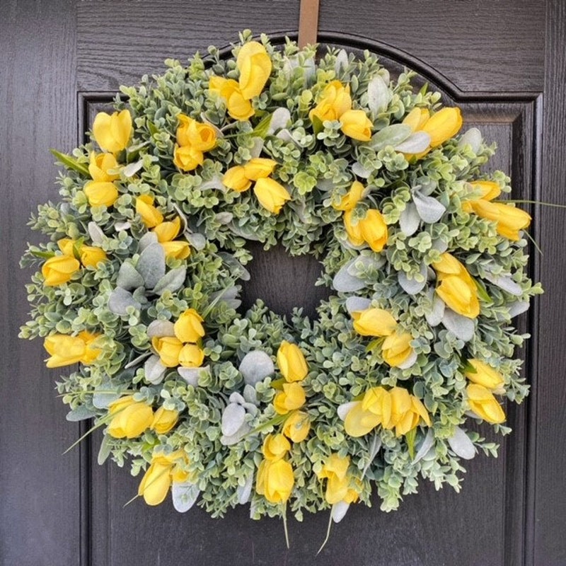 Farmhouse Spring Wreath - Etsy
