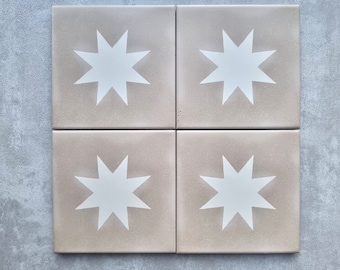 Cabana Lacalle Moroccan Patterned Wall & Floor Tiles Full Tile Sample ...