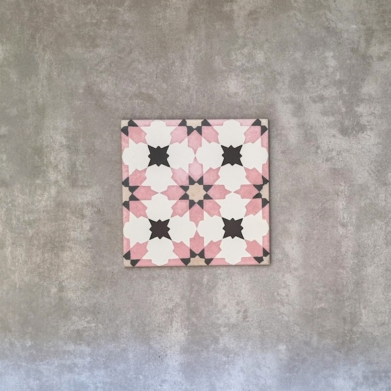 Moroccan Tile Pattern Pink