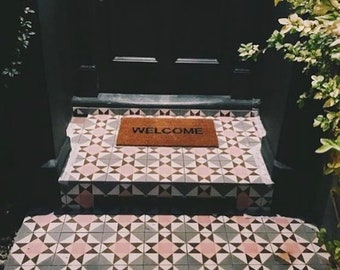 Maison Fern Victorian Pattern Wall & Floor Full Tile Sample 20 X 20cm ...