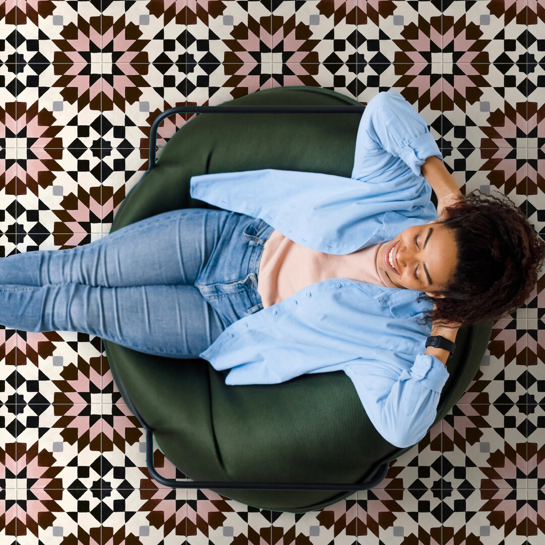 Mexico City Rose Pink Moroccan Patterned Wall & Floor Tiles - Etsy UK