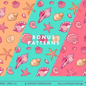 Shells Clip Art, Beach Clipart, Ocean Clipart, Seaside Clipart, Shell ...